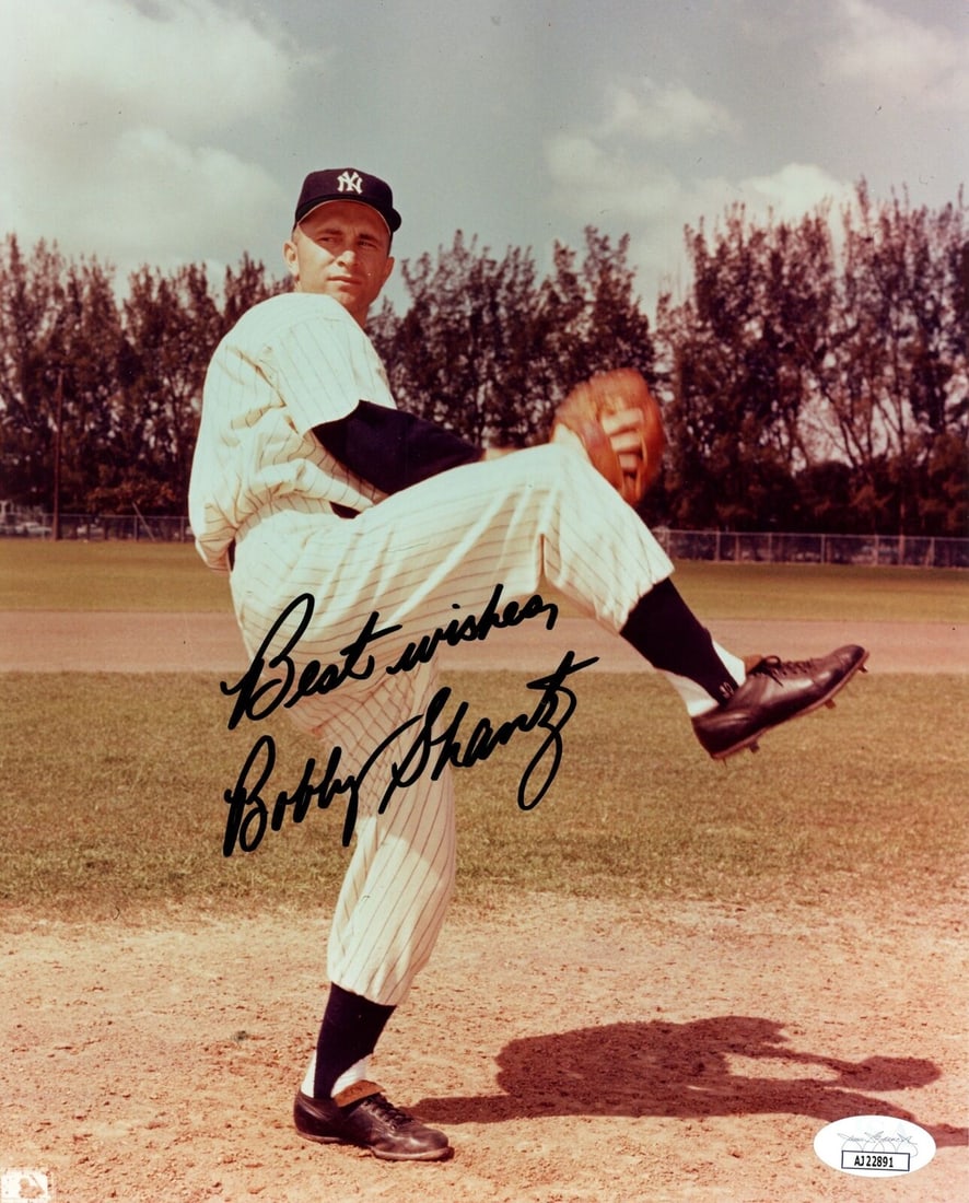 Bobby Shantz Autographed/inscribed 8x10 Photo New York Yankees Jsa ...