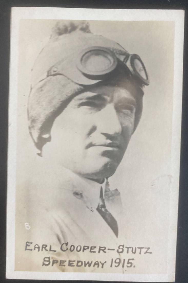 Mint Usa Real Picture Postcard Speedway 1915 Earl Cooper Stutz Indy Car ...
