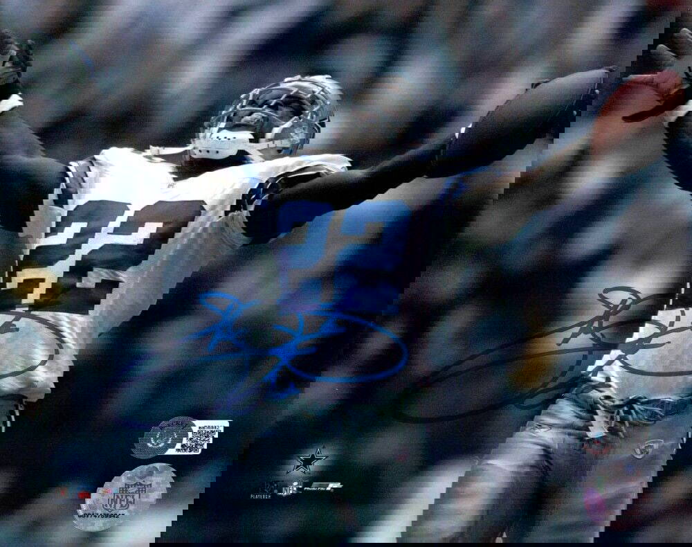 Emmitt Smith Signed Autograph 8x10 Photo Dallas Cowboys Celebration Bas ...