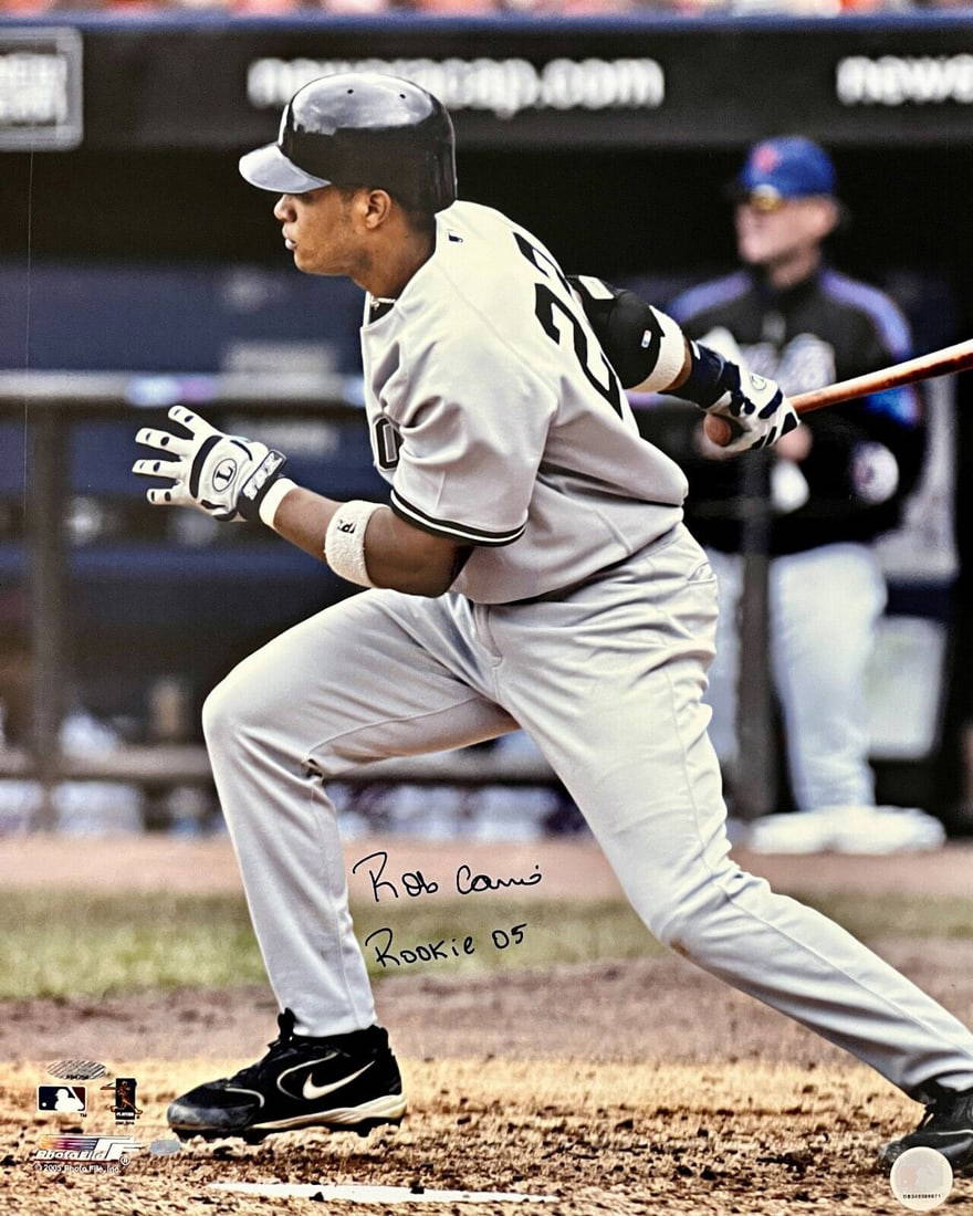 Robinson Cano (yankees) Signed "rookie '05" Batting 16x20 Photo Auction