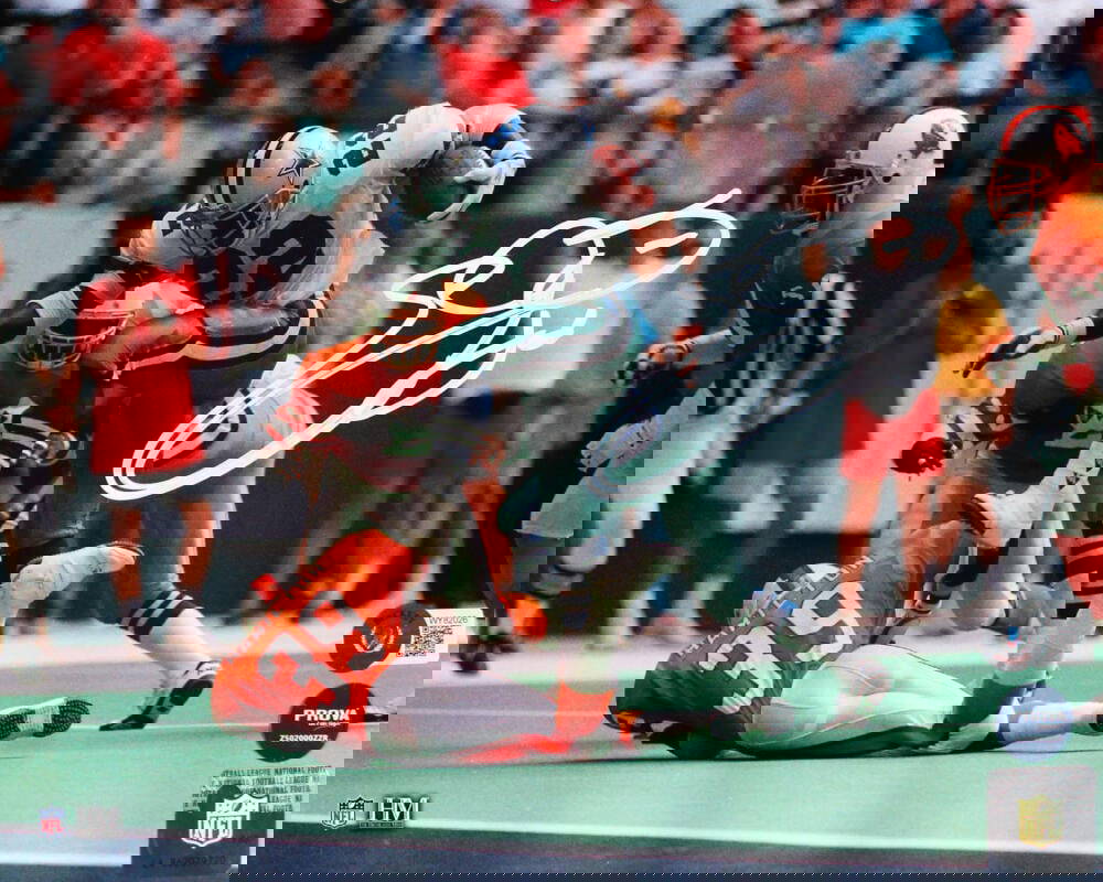 Emmitt Smith Autographed Dallas Cowboys 8x10 Stomp Hm Photo- Beckett W ...