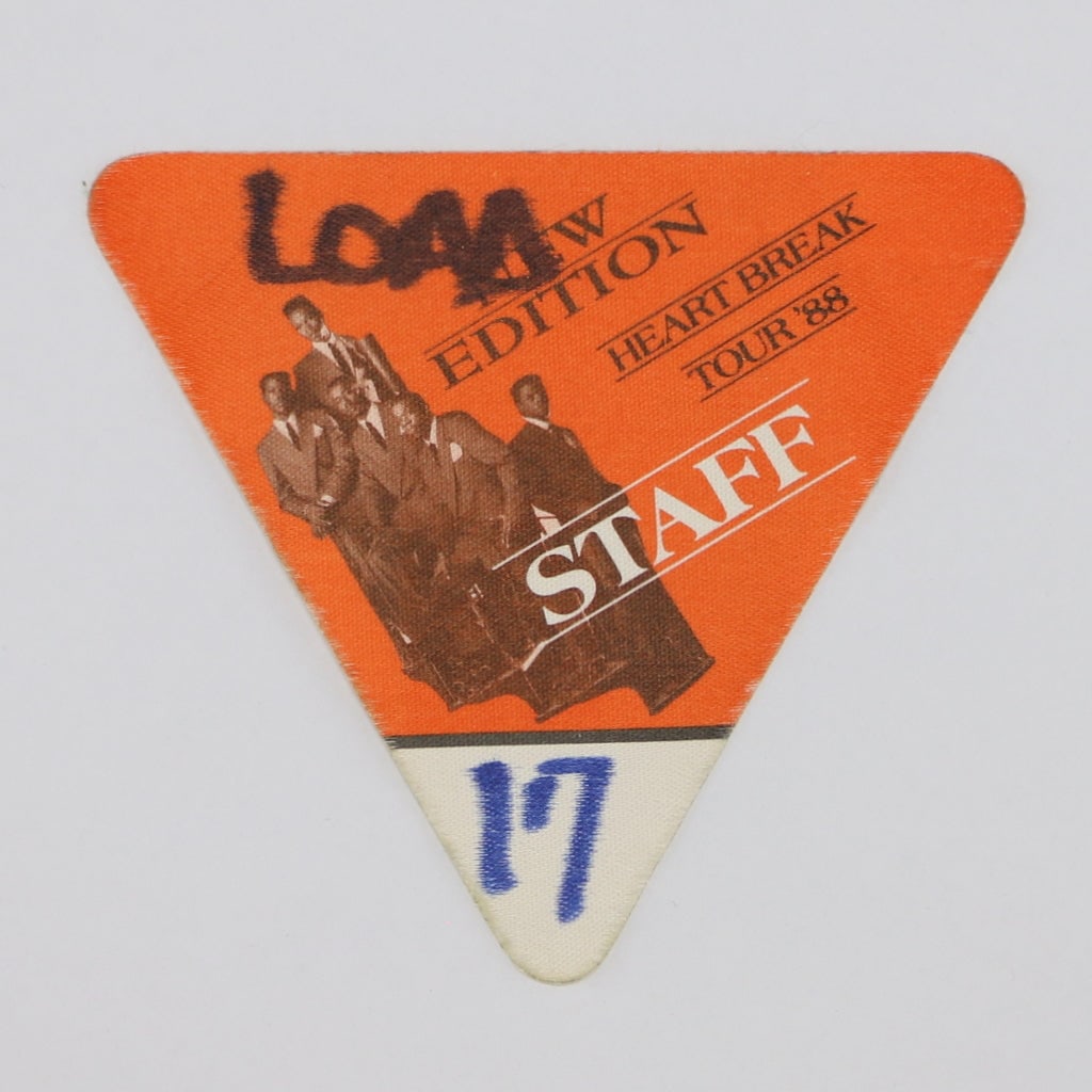 1988 New Edition Heartbreak Tour Backstage Pass Auction