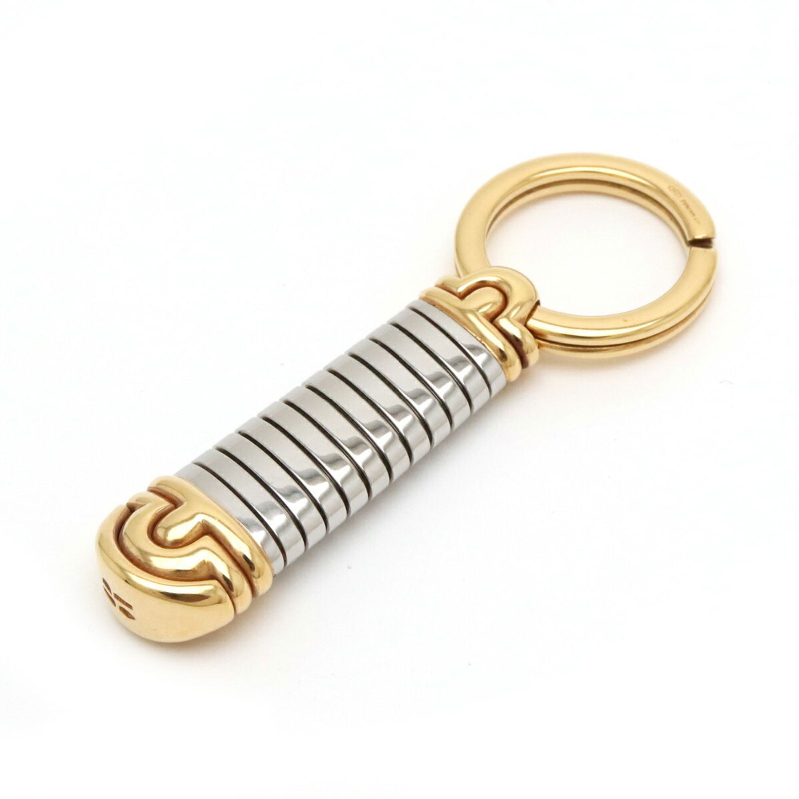 Bvlgari Bulgari Parentesi Key Ring Holder Charm K18yg 750yg Yellow Gold ...