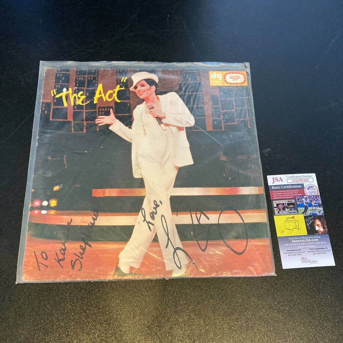 Liza Minnelli Signed Autographed Lp Record Album With Jsa Coa Auction