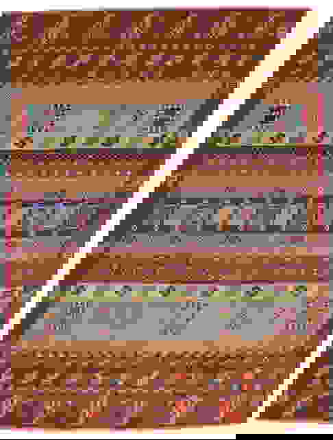 Handmade Rare Tribal Rusty Red 5x7 Kazak Gabbeh Pakistan Rug Oriental ...