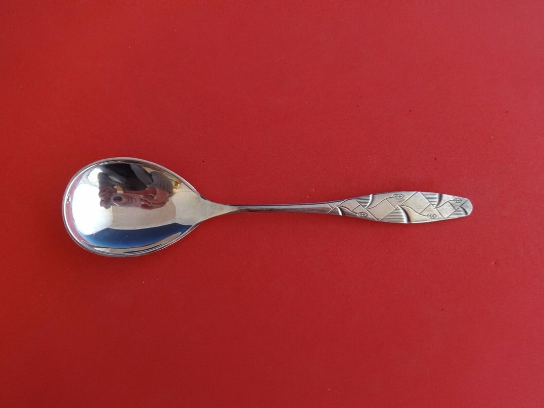 Diamant Aka Diamond By A. Dragsted Sterling Silver Sugar Spoon 5 3/4 ...