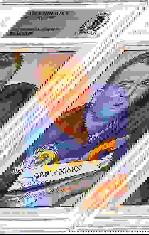 Tom Fears Signed Autographed 1952 Bowman Large Browns Beckett Bas Auction