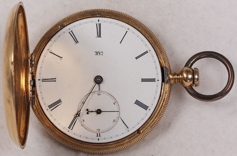 Elgin Lady Elgin Pocket Watch 10 Size 11-15 J. 18k Gold Hunting ...