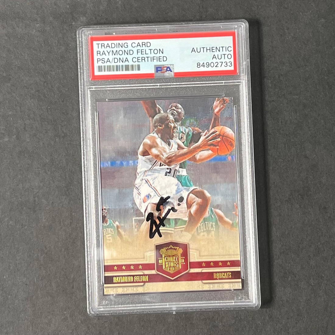 2010 Court Kings #93 Raymond Felton Signed Card Auto Psa/dna Slabbed ...