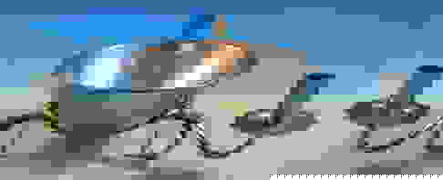 Tane Mexican Sterling Silver Bowl With Three Candlesticks Modernism Auction