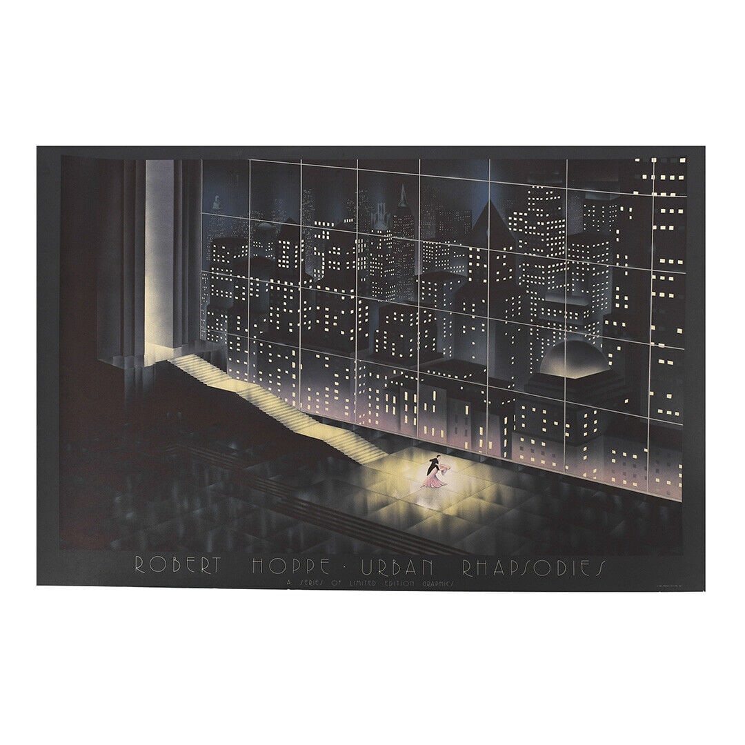 Urban Rhapsody Lithograph By Robert Hoppe Auction