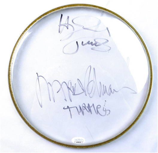 Mark Volman Howard Kaylan Dual Signed Autographed 10" Drumhead The ...