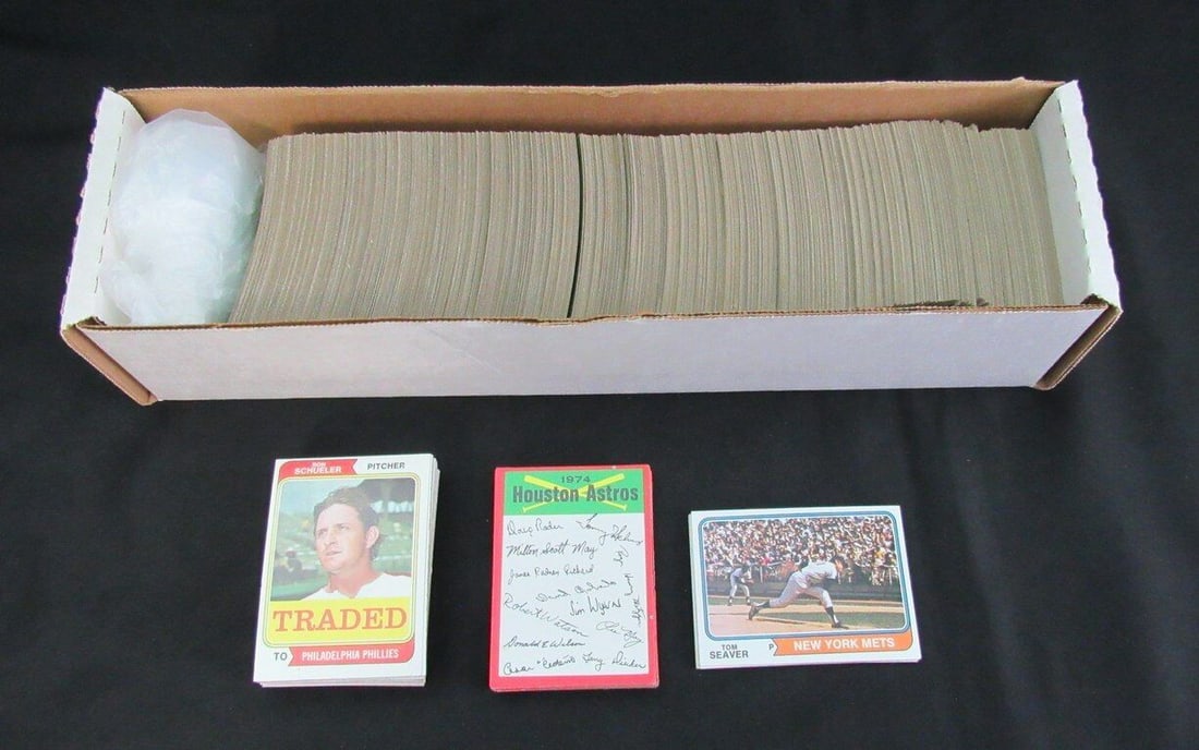 1974 Topps Baseball Complete Set W/traded & Team Checklist 185341 Auction