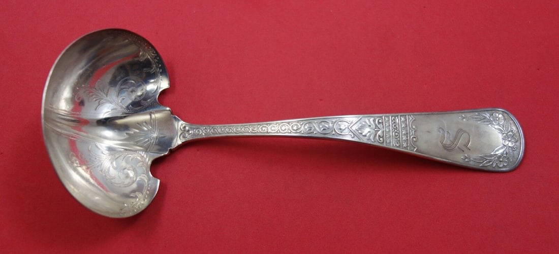 Templar By Schulz & Fischer Sterling Silver Gravy Ladle Bc With Ridge 7 ...