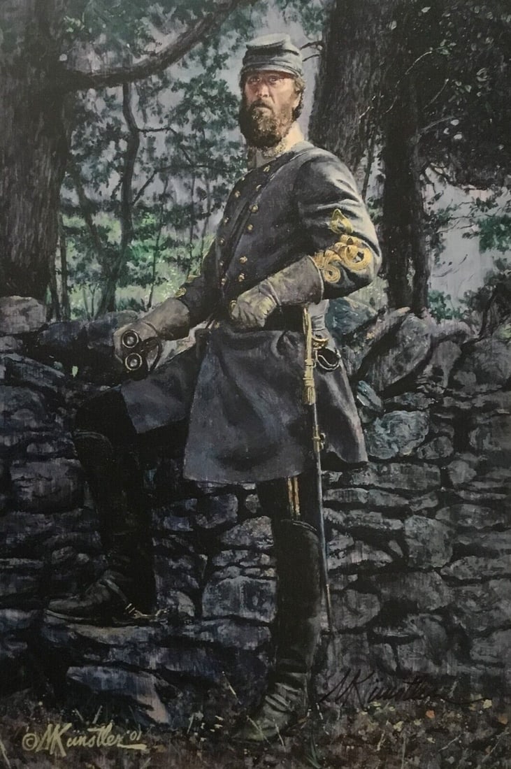 Mort Kunstler Stonewall Jackson Signed L/ed Print Auction