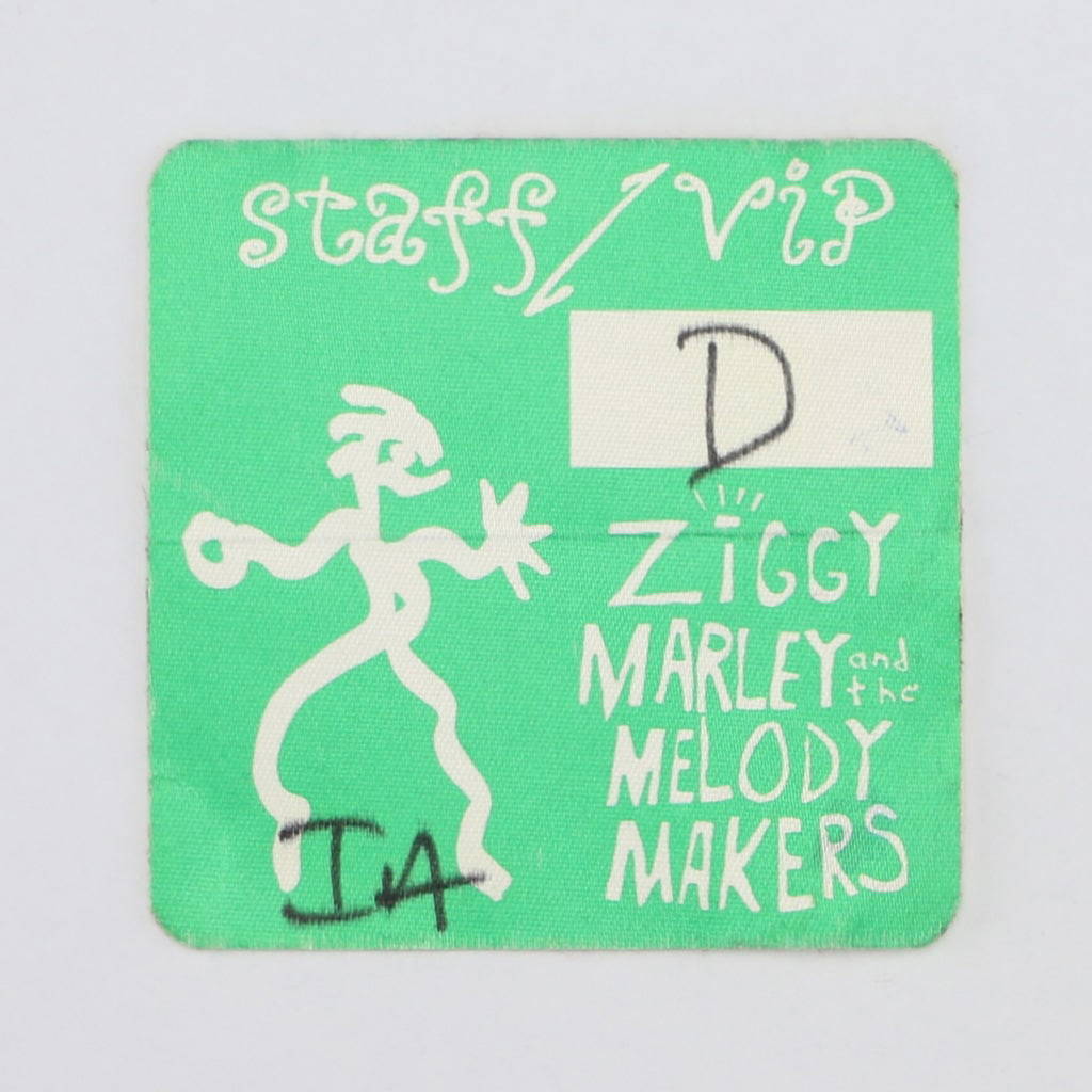 1980s Ziggy Marley And The Melody Makers Backstage Pass Auction
