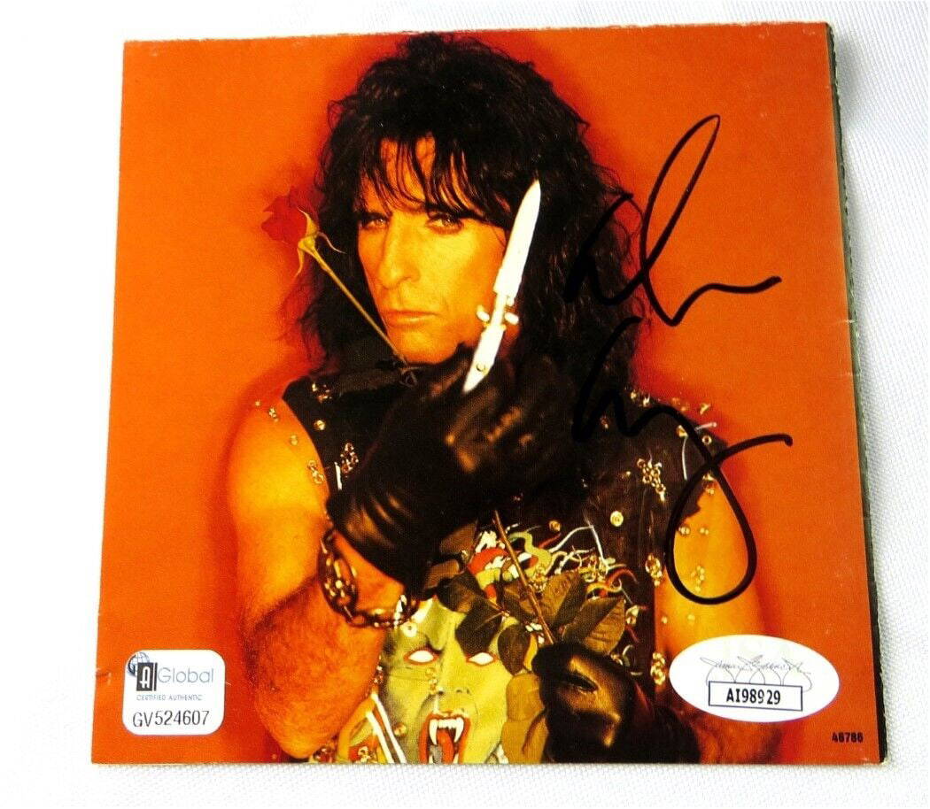 Alice Cooper Signed Autographed Cd Booklet Hey Stoopid Jsa Auction
