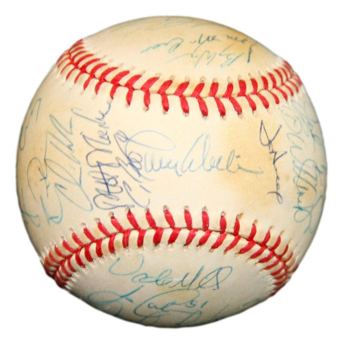 1999 Houston Astros Team Signed Baseball 35 Sigs Biggio Bagwell +++ Auction