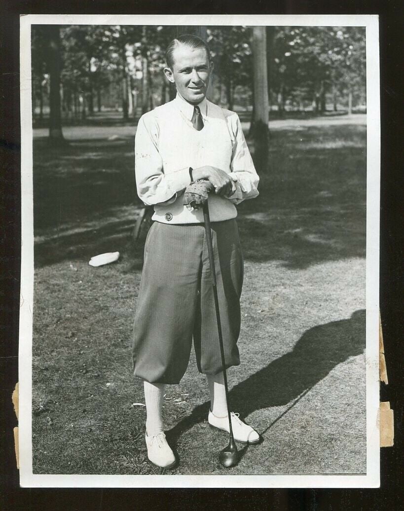 1929 Paul Runyan Photo 6x8 Great American Golfer At The Pga 74165 Auction