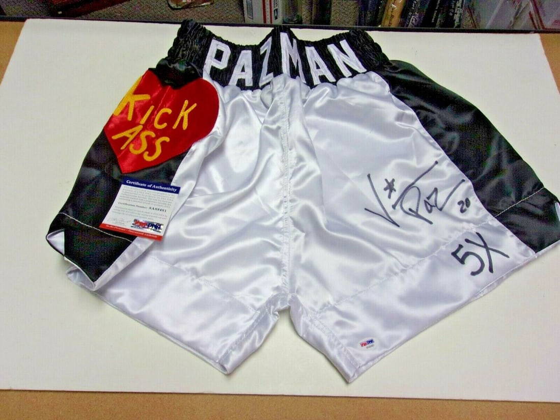Vinny Paz 5x Champ Kick Ass Blood Sweat & Tears Psa/dna/coa Signed ...