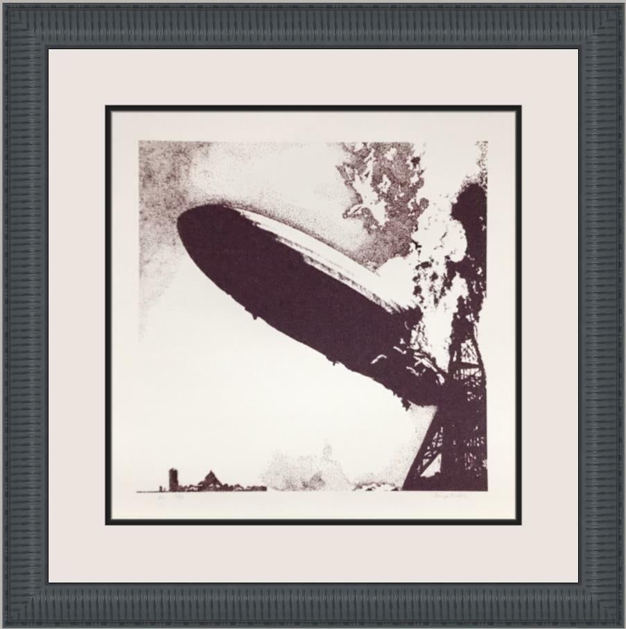 Led Zeppelin Screen Print Zeppelin 1 Signed By George Hardie Auction