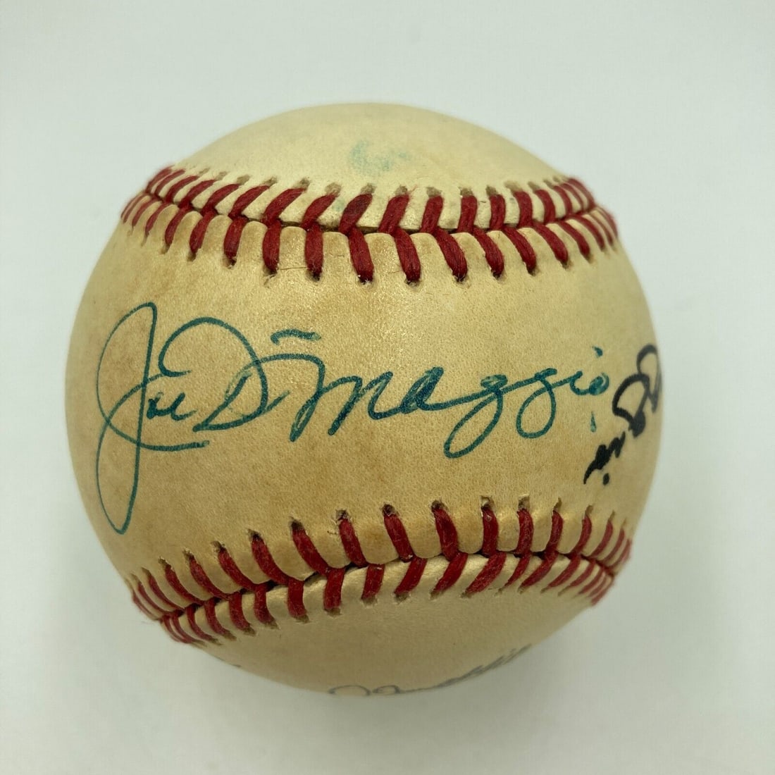 Joe Dimaggio Vince Dimaggio & Dom Dimaggio 3 Brothers Signed Baseball ...