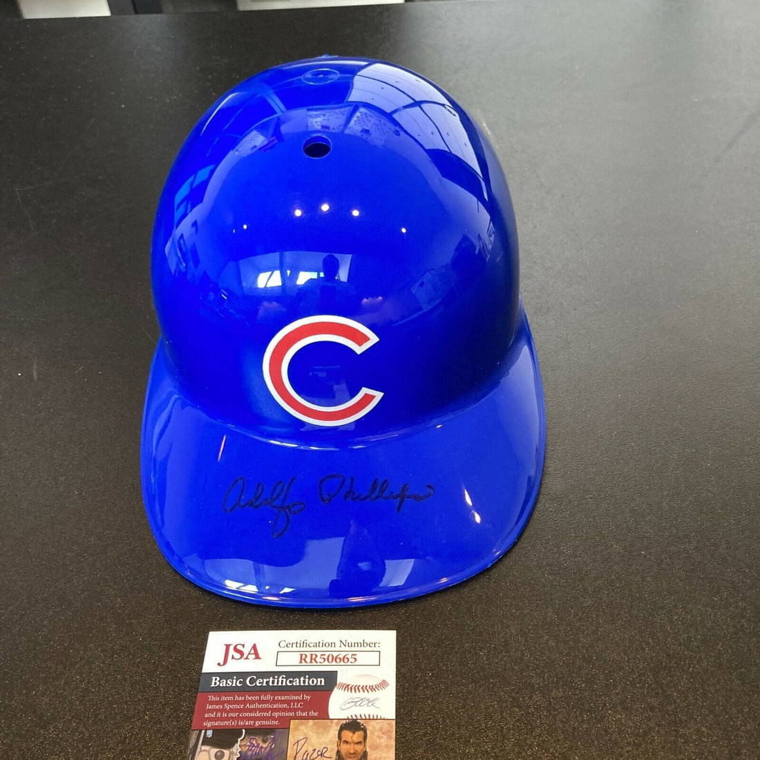 Adolfo Phillips Signed Full Size Chicago Cubs Baseball Helmet 1969 Cubs ...