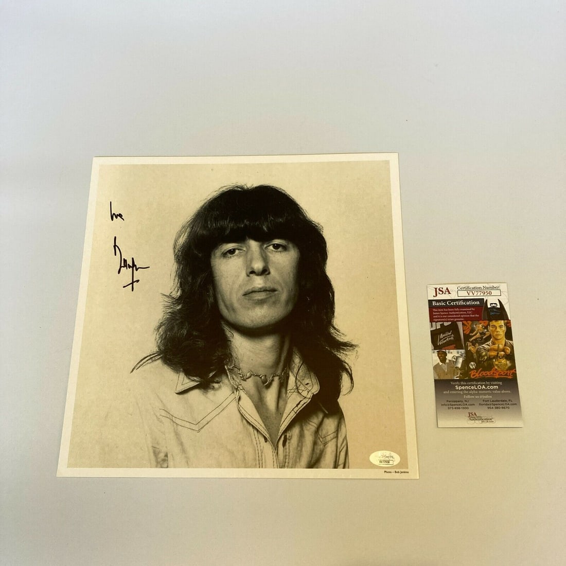 Bill Wyman Signed Autographed 10x10 Photo With Jsa Coa The Rolling ...