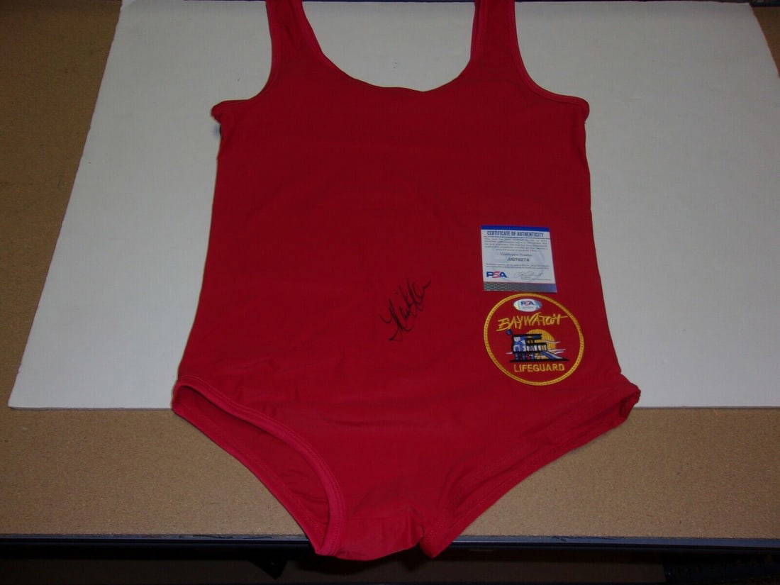 Krista Allen Sexy Baywatch Actress Life Guard Psa/dna Signed Bathing ...