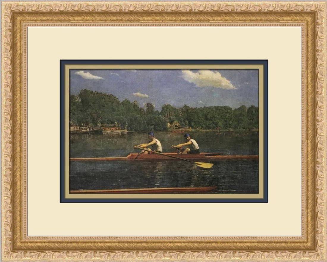Thomas Eakins The Biglin Brothers Racing Custom Framed Print Auction
