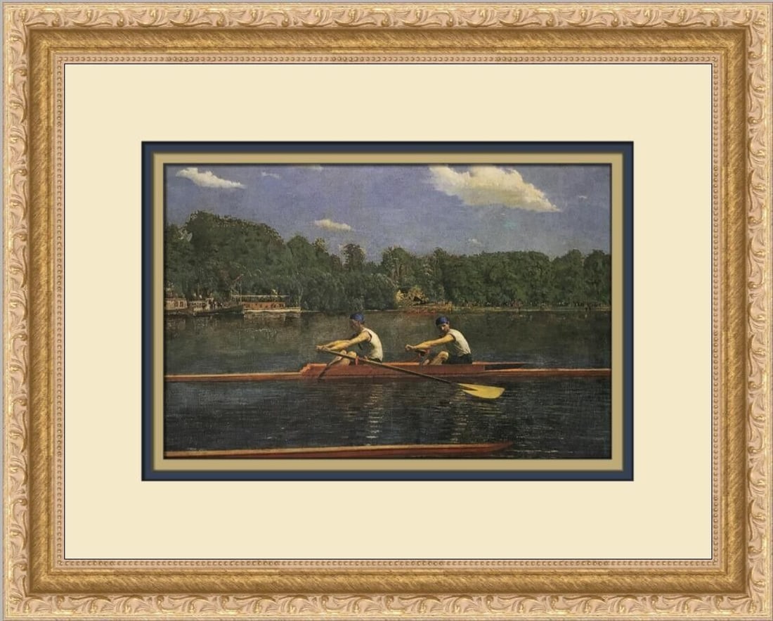 Thomas Eakins The Biglin Brothers Racing Custom Framed Print Auction