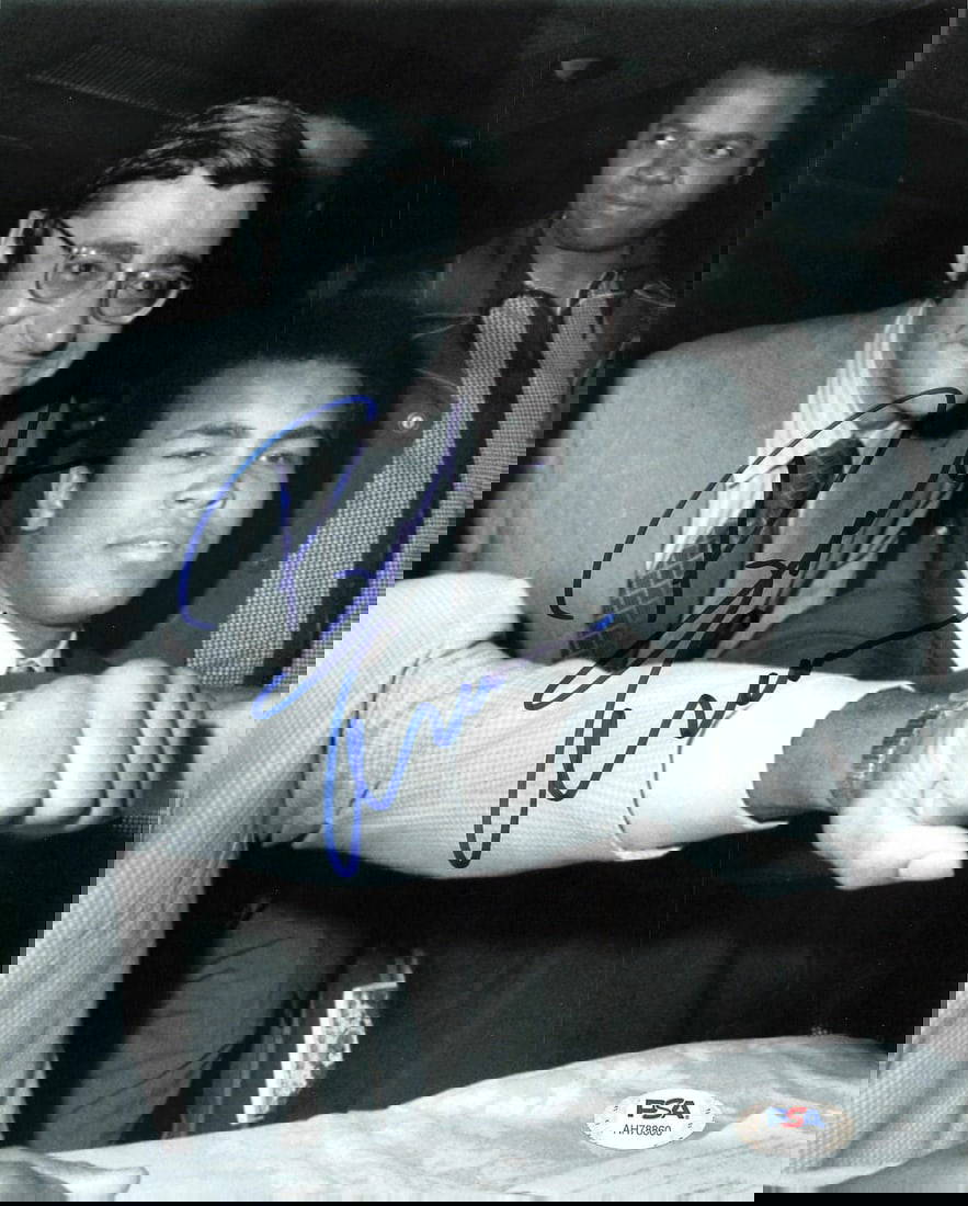 Bob Arum Signed 8x10 Photo Psa/dna Coa Top Rank Autographed Auction