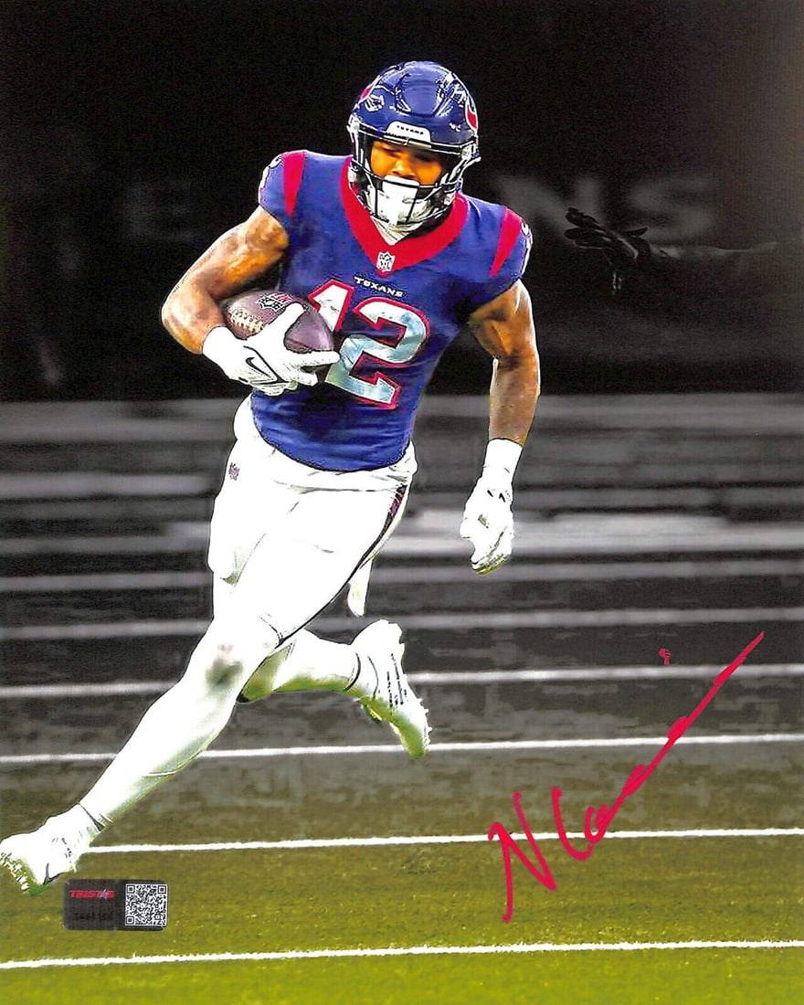 Nico Collins Autographed 8x10 Photo Houston Texans Tristar Auction