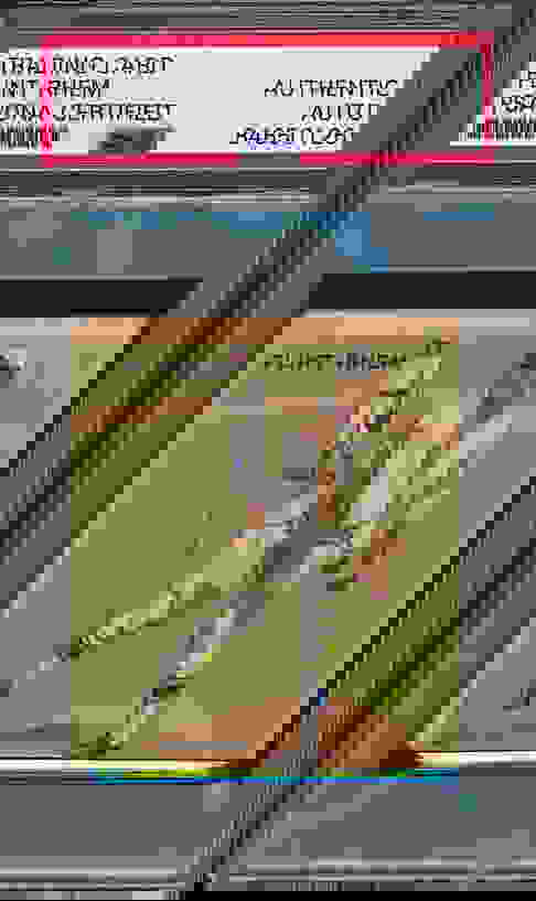 1933 Goudey Flint Rhem #136 Card Signed Phillies Psa/dna Auction