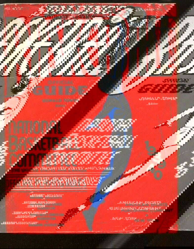 1939-40 Spalding's National Basketball Committee Playing Rules Guide ...