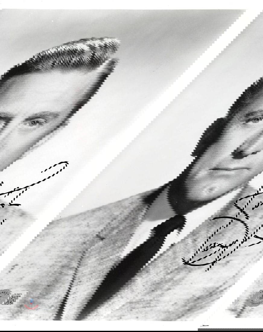 Kirk Douglas Spartacus Signed 8x10 Photo Autographed Bas #bl76509 Auction