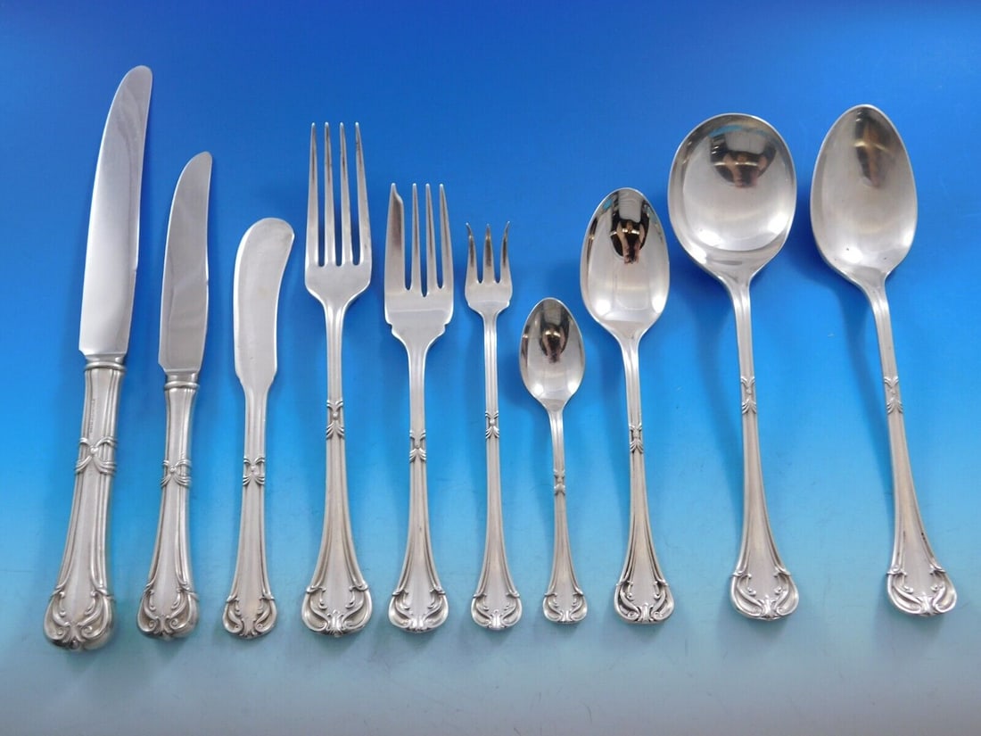 Nupical By Pesa Mexican Sterling Silver Flatware Set For 4 Service 40 ...