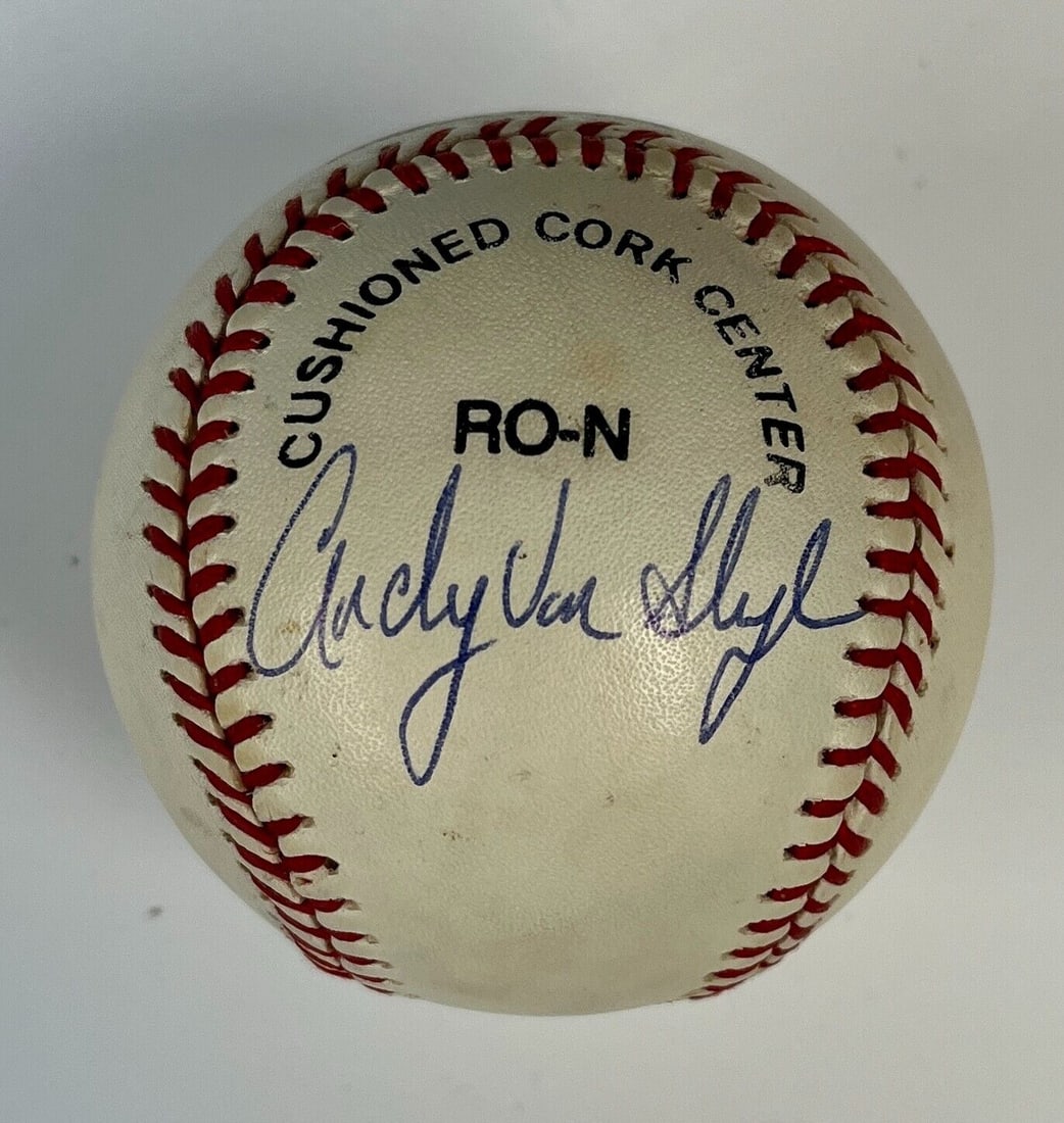 Andy Van Slyke Signed Baseball Rawlings White Nl (jsa Ll92844) Auction