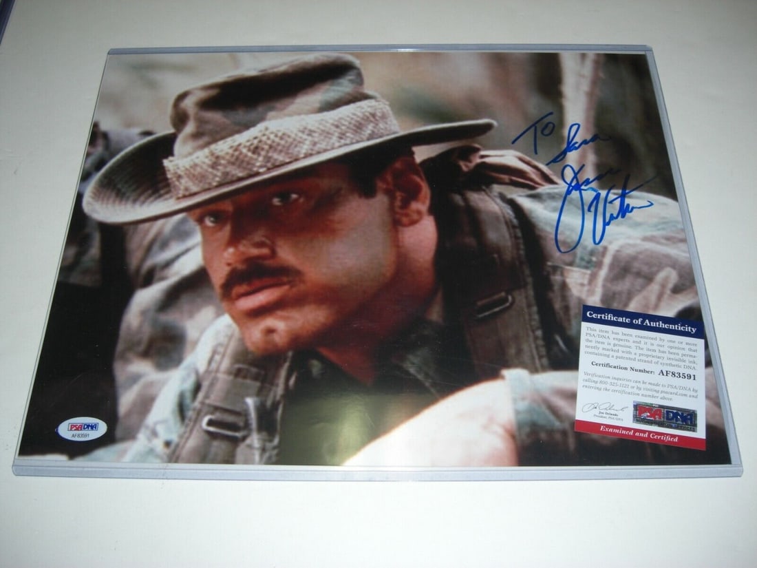 Jesse Ventura Predator Bill Duke Actor Psa/dna Signed 11x14 Photo Auction