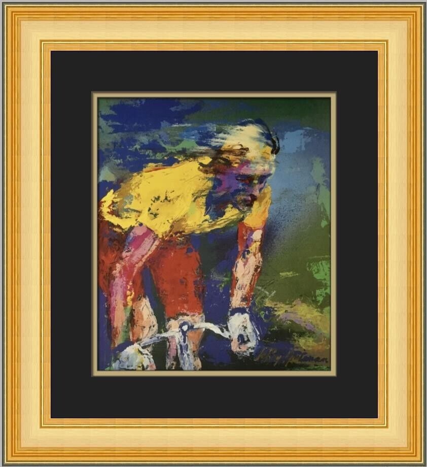 Leroy Neiman Greg Lemond Custom Framed Print Auction