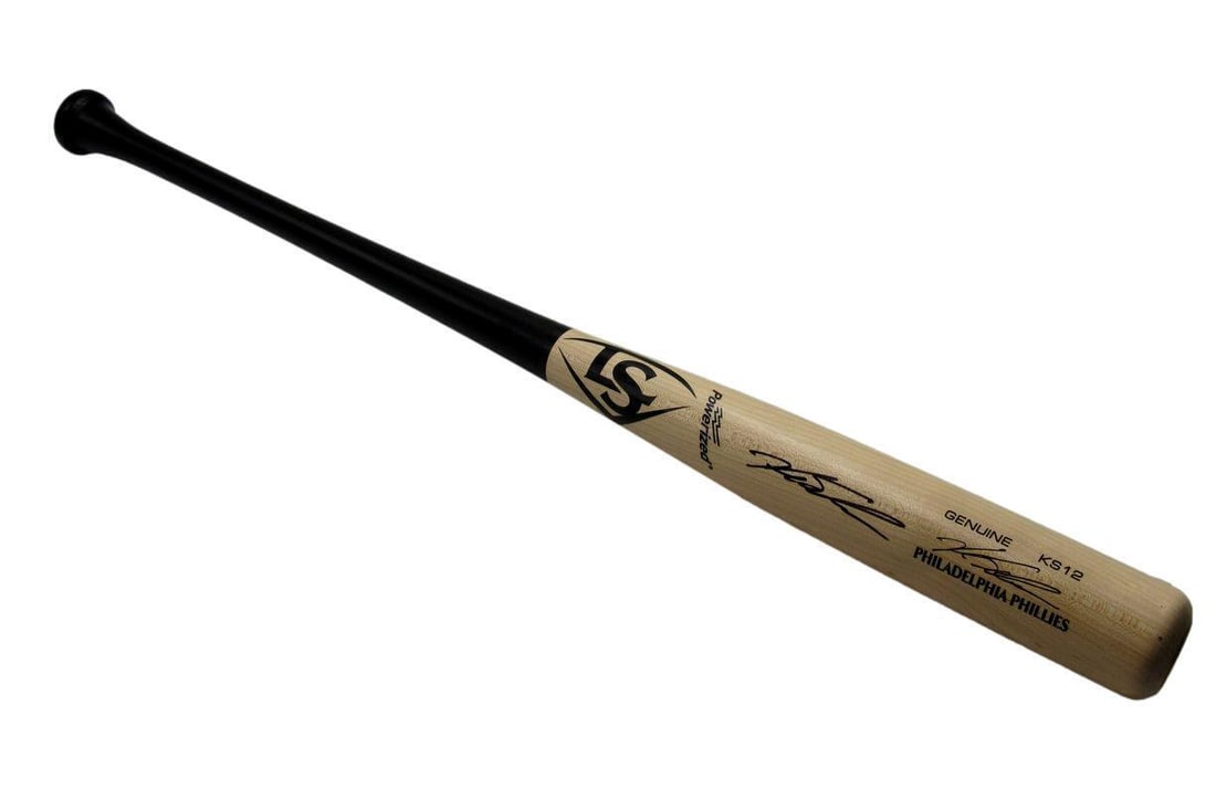 Kyle Schwarber Autographed Louisville Slugger Baseball Bat Psa/dna ...