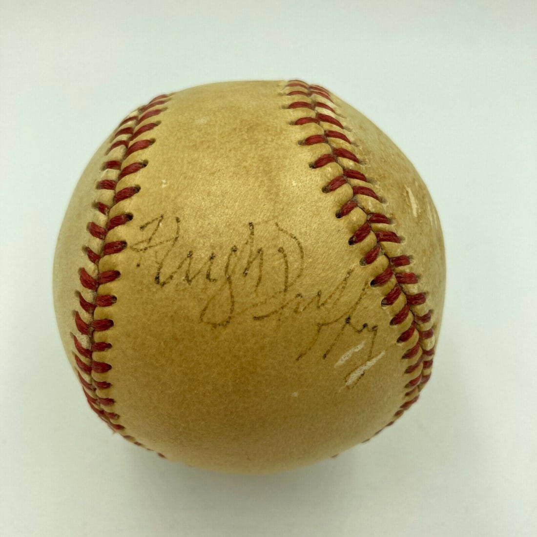 Hugh Duffy Single Signed 1940s American League Baseball Psa Dna Coa Auction
