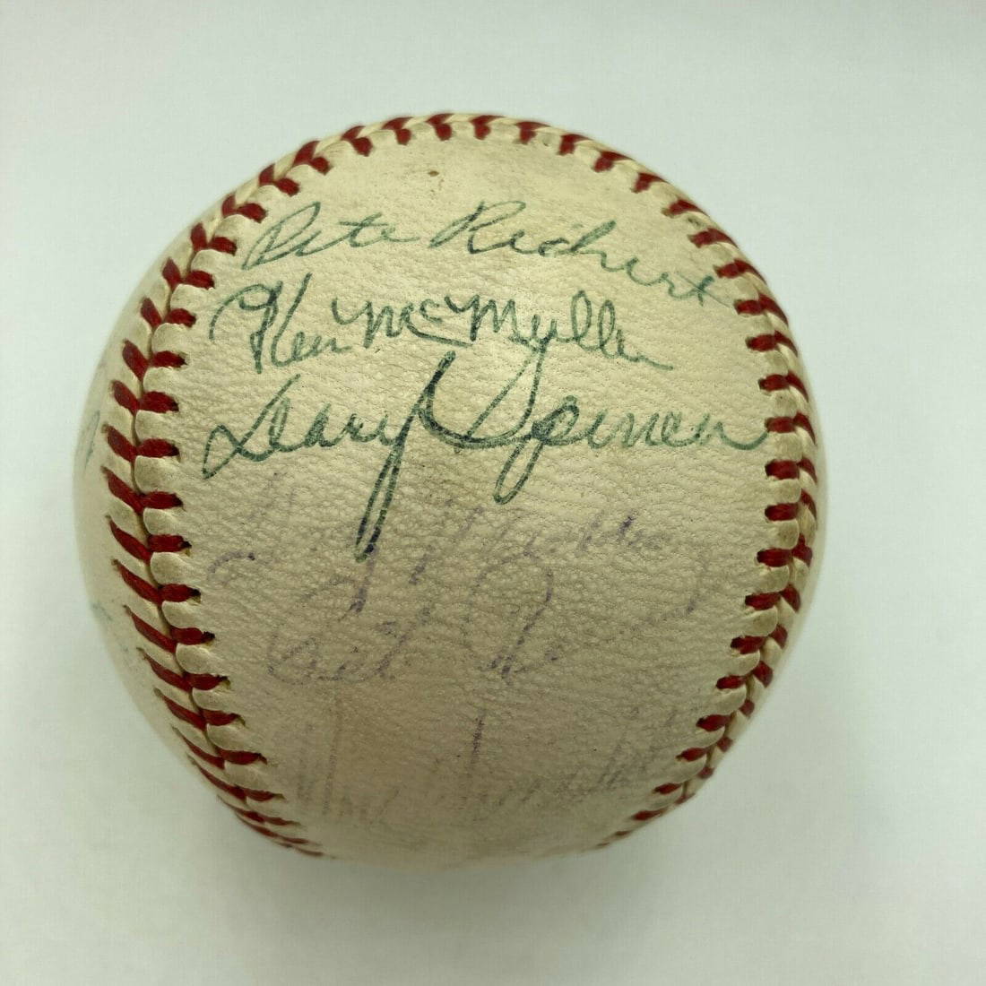 1963 Los Angeles Dodgers World Series Champs Team Signed Baseball ...