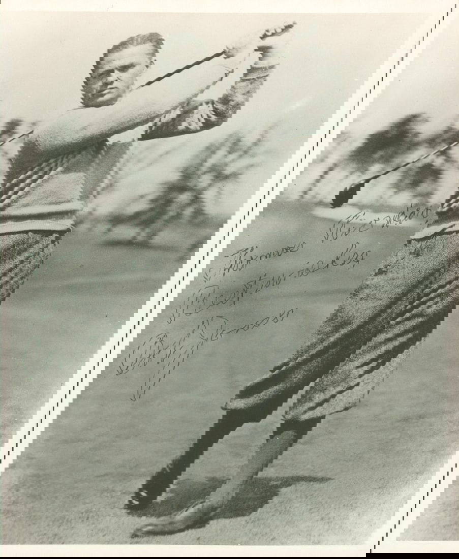 Bobby Jones "thomas Riordan Best Wishes" Signed 8x10 Photo Bas #ak0900 ...