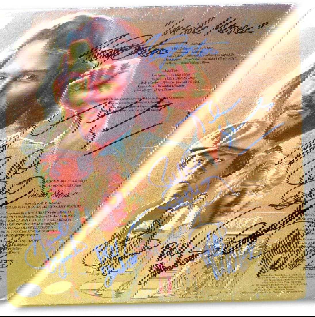 Inside Moves Cast Signed Autographed Record Album Savage Donner Jsa Auction