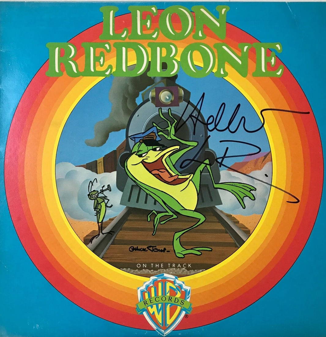 Leon Redbone D.2019 Signed 1975 "on The Track" Album Auction