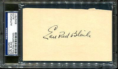 Earl Red Blaik Signed Postcard 1949 Gpc Army Autographed Psa/dna ...