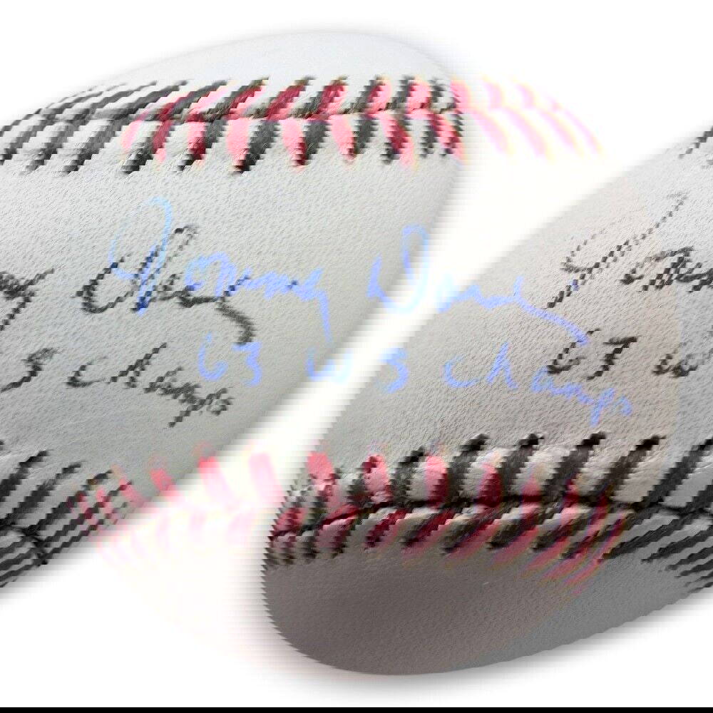 Tommy Davis Signed Autographed Baseball Dodgers "63 Ws Champs" Jsa Auction