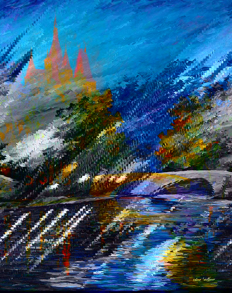 Bridge Over Time - Limited Edition 1/25 By Leonid Afremov Auction