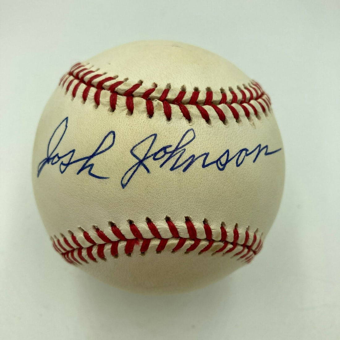 Josh Johnson Signed Official Major League Baseball Negro League Legend Jsa Coa Auction